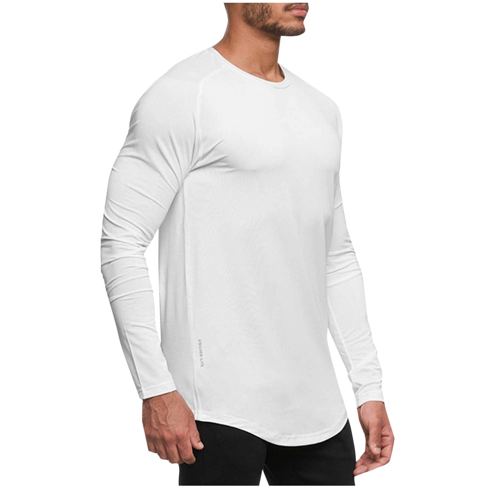 APEXFWDT Gym-Ready Quick-Dry T-Shirts - Men's Muscle Fit Workout Shirts ...
