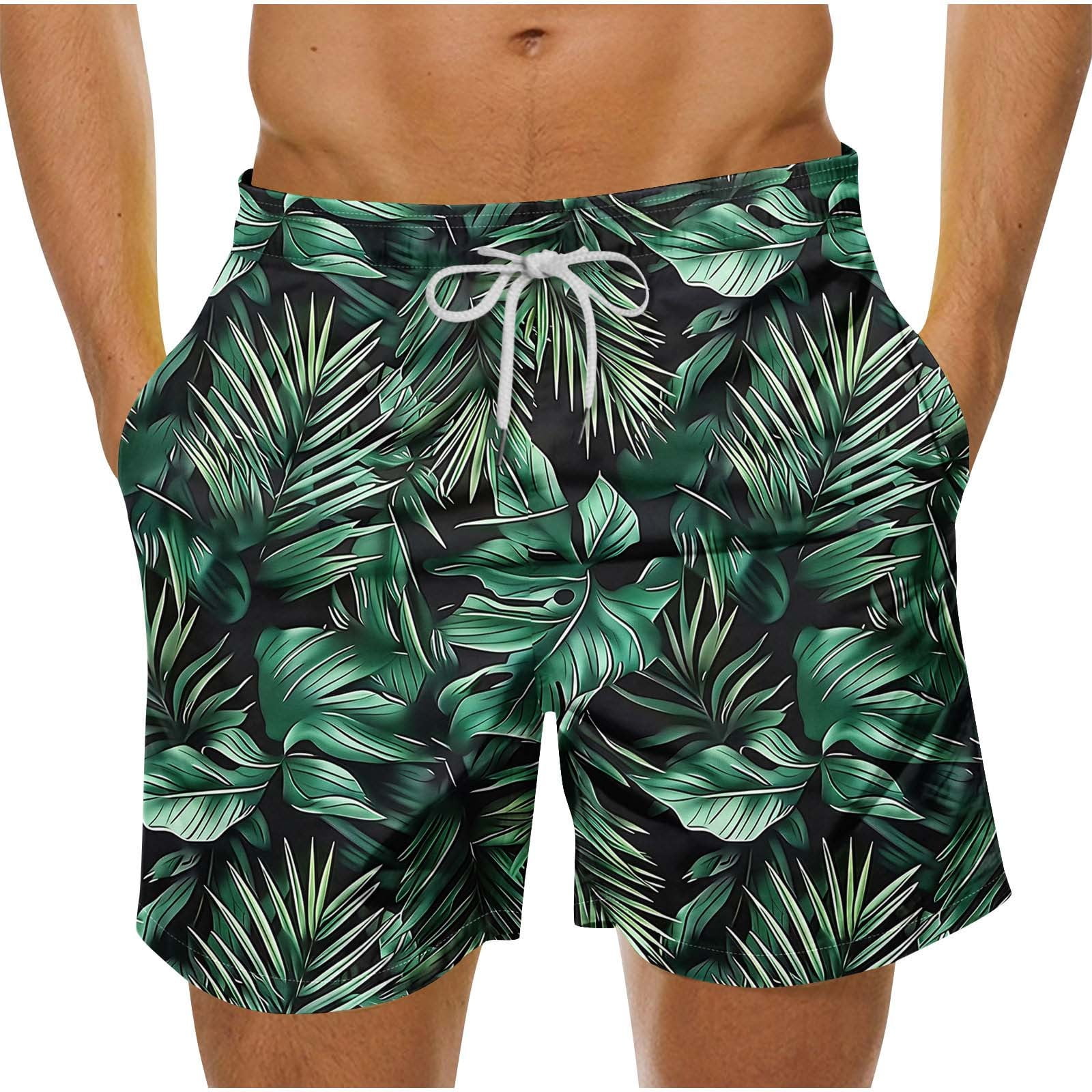APEXFWDT Swim Trunks Men Big and Tall 9 Inch Bathing Suit Swimming ...