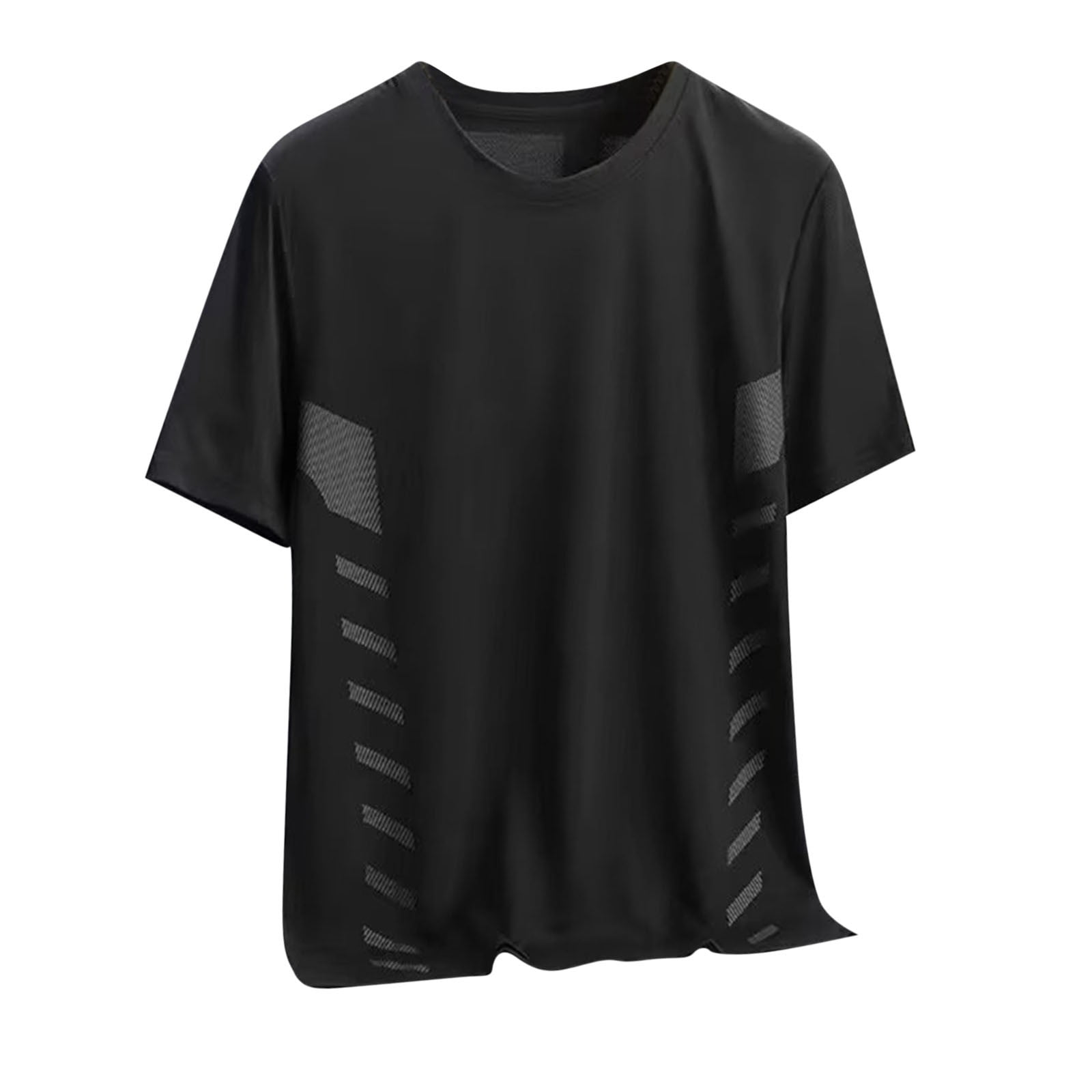 APEXFWDT Men's Breathable Mesh T-Shirt - Cooling Short Sleeve Crew Neck ...