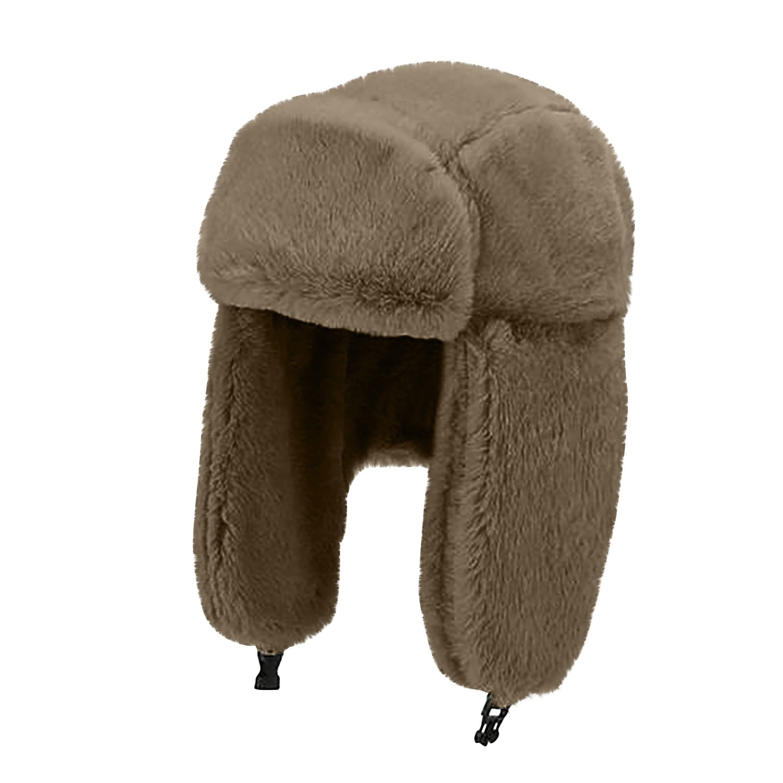 APEXFWDT Winter Trapper Hat for Men Women, Fluffy Ushanka Trooper Hat ...
