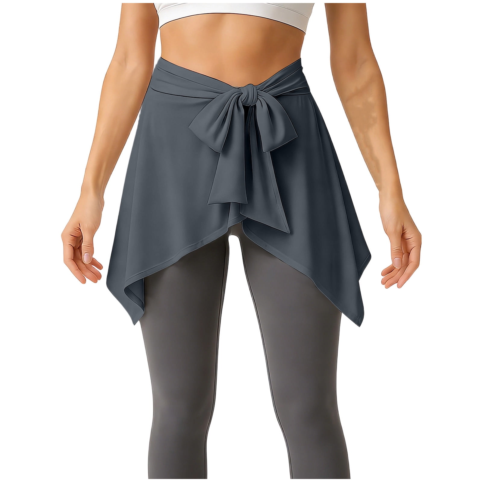 APEXFWDT Women's Butt Cover up for Leggings, Ballet Wrap Skirt Gym ...