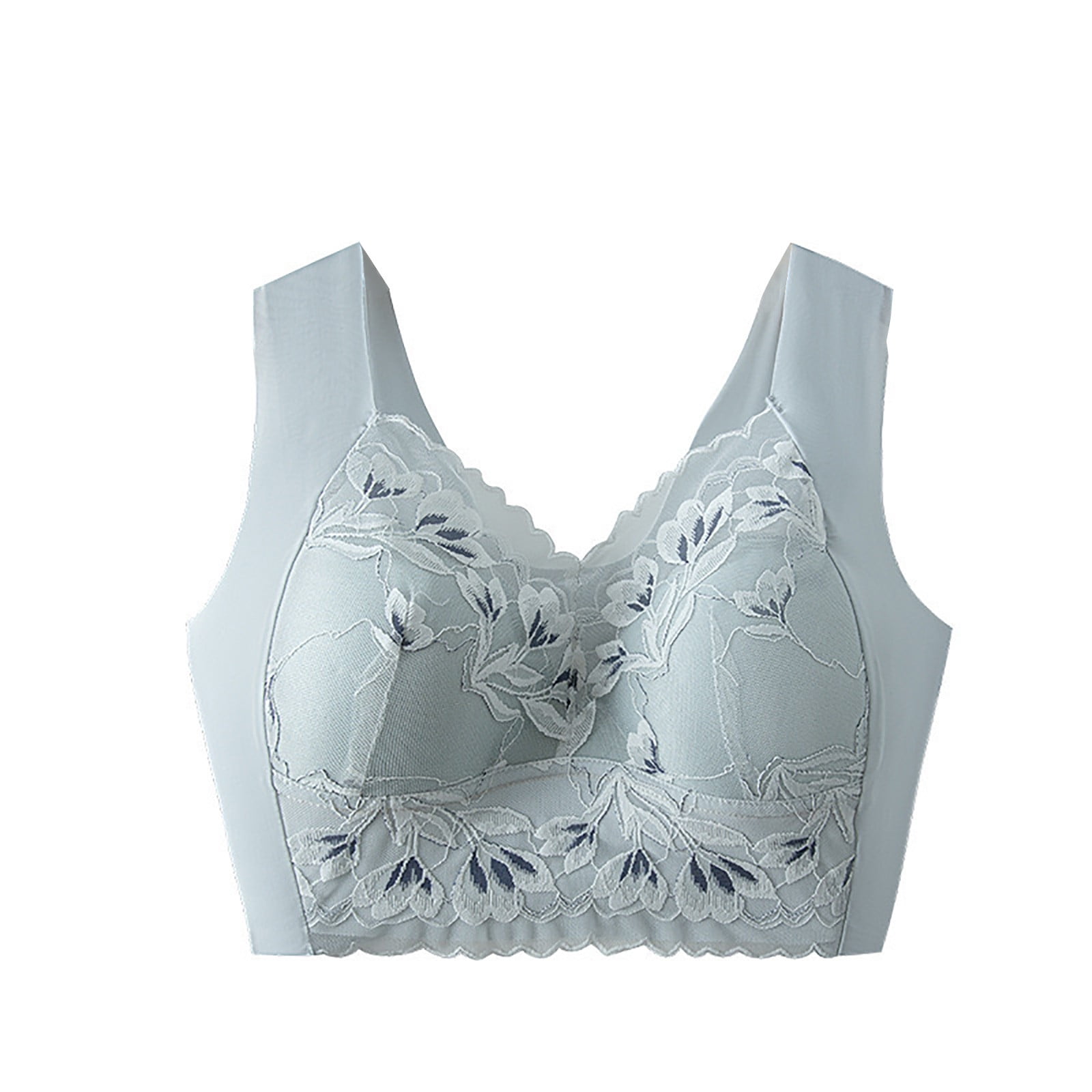 APEXFWDT Women's Seamless No Underwire Bra Soft Wireless Comfort ...