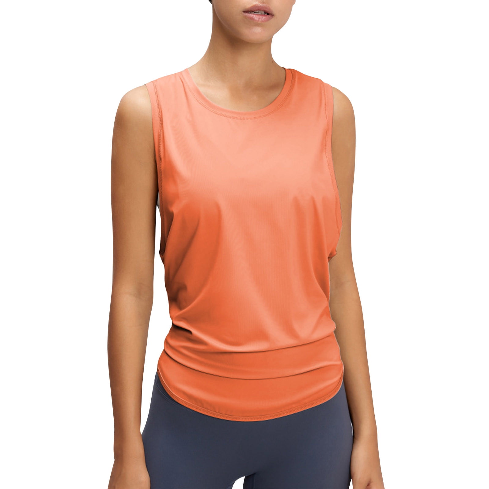 APEXFWDT Women's Workout Tank Tops Quick Dry Tie Back Sleeveless Shirts ...