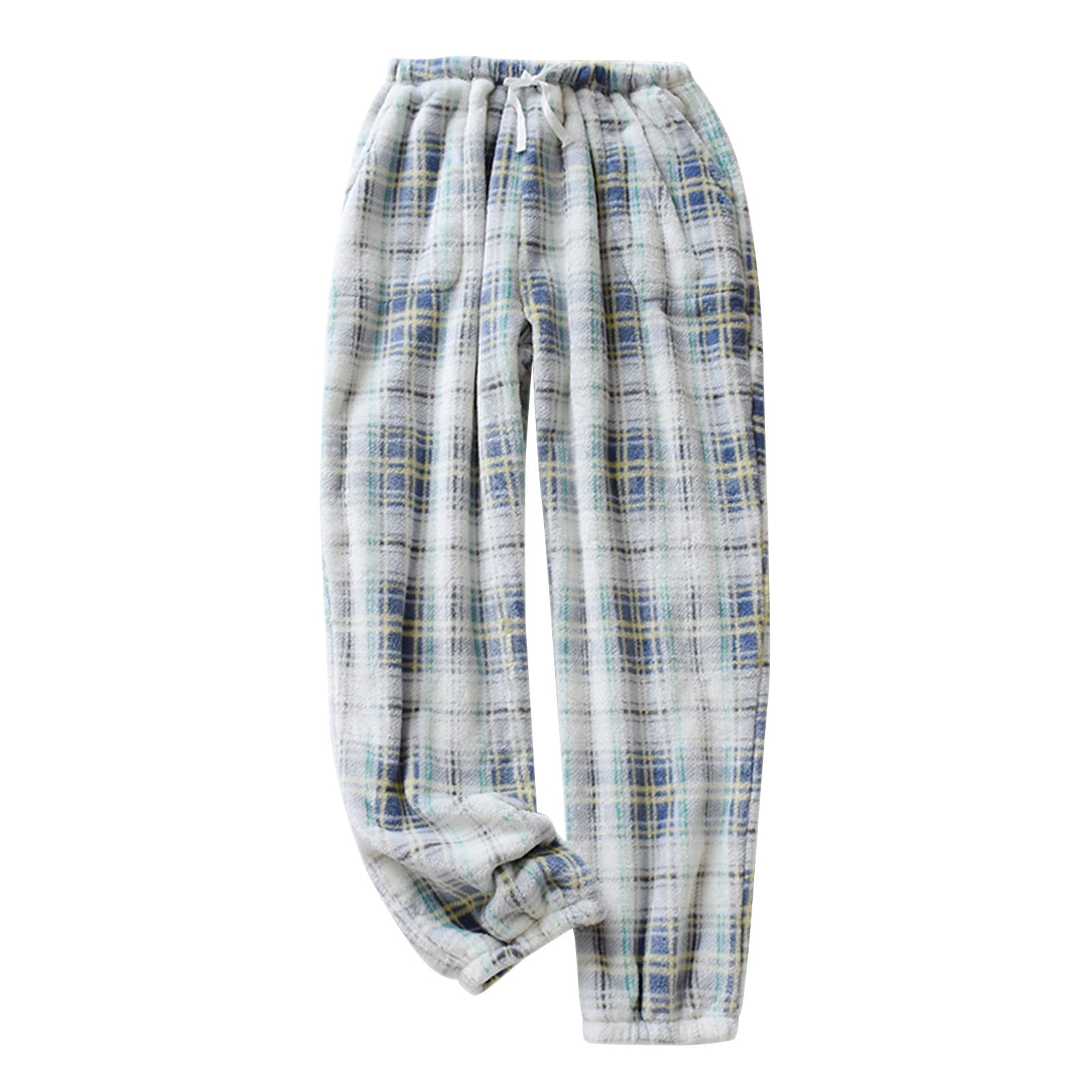 APEXFWDT Womens Winter Plush Fluffy Pajama Pants with Pockets Warm ...