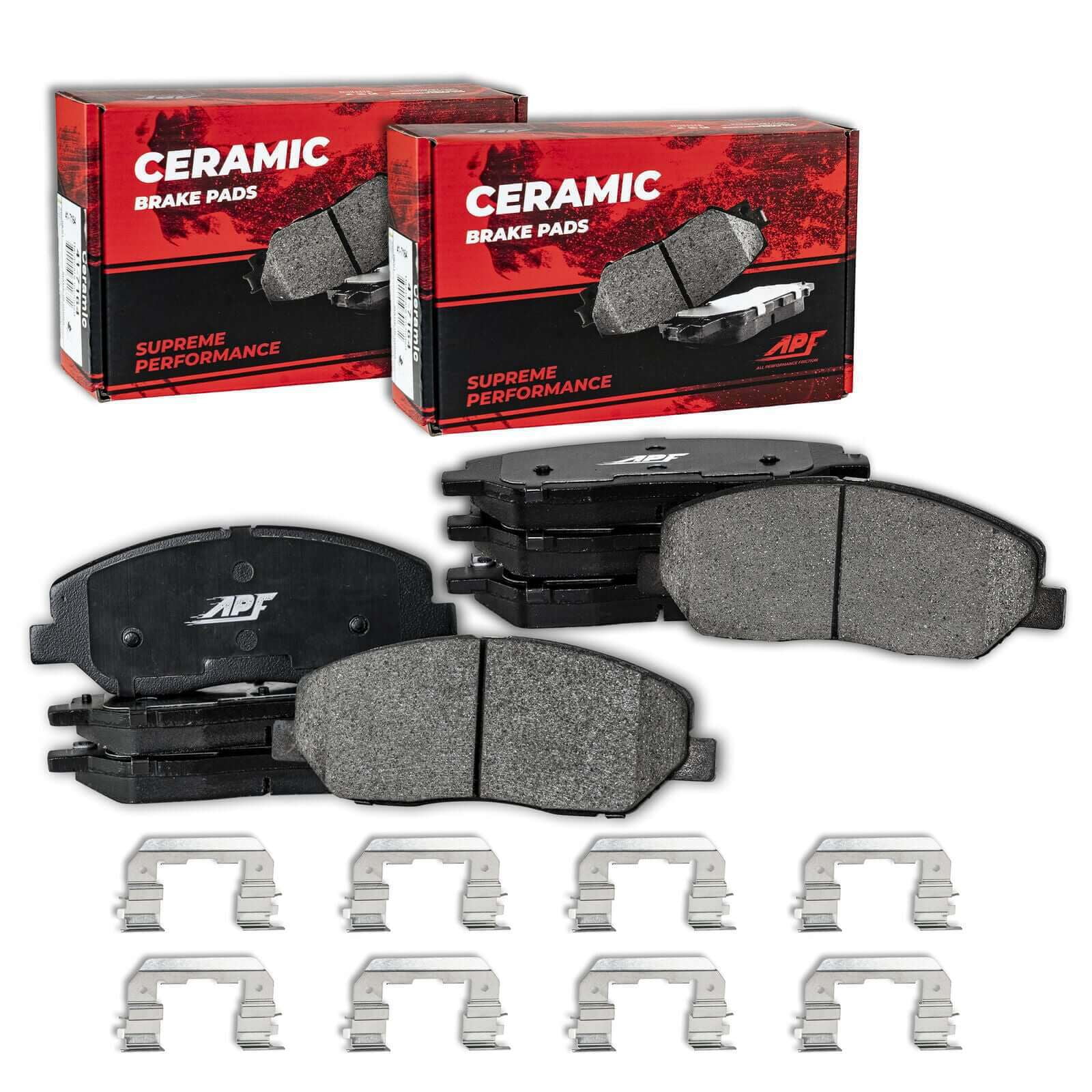 APF Full Ceramic Carbon Fiber Brake Pads Set for 2003-2005 GMC Safari ...