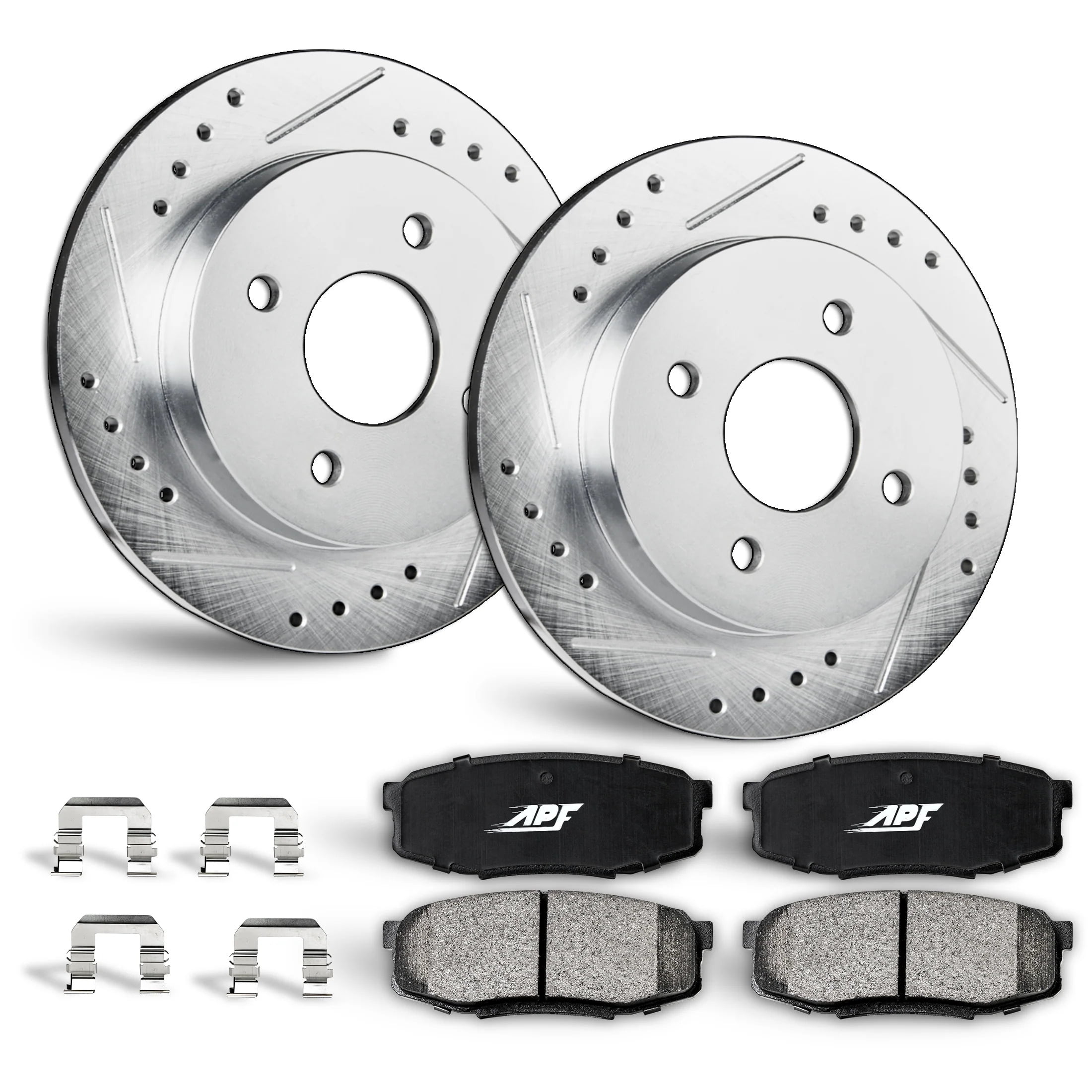 APF Rear Brake Kit Rotors and Pads for Hyundai Sonata 1999-2005 ...