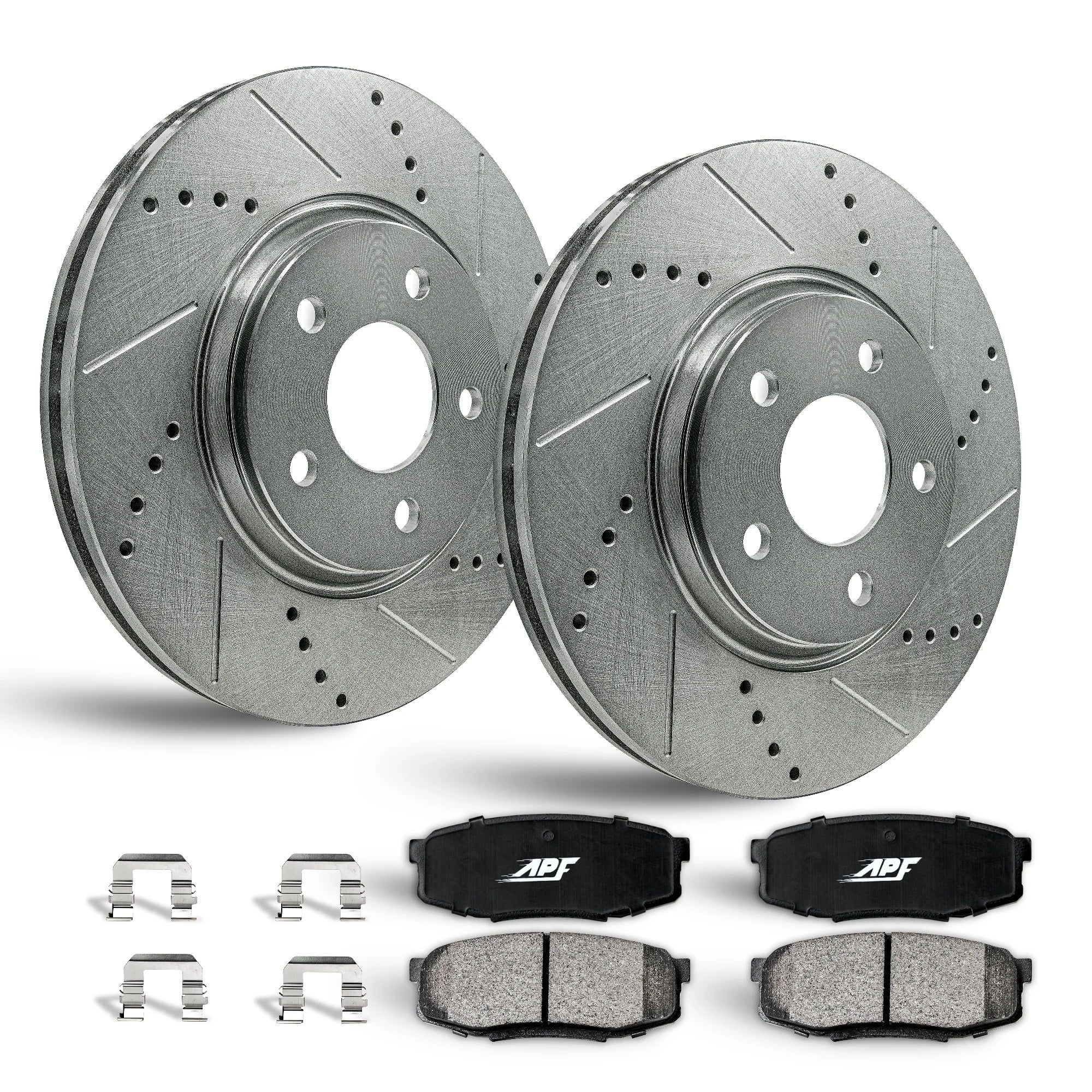 APF Rear Brake Kit Rotors and Pads for Mitsubishi Outlander 2008-2013 ...