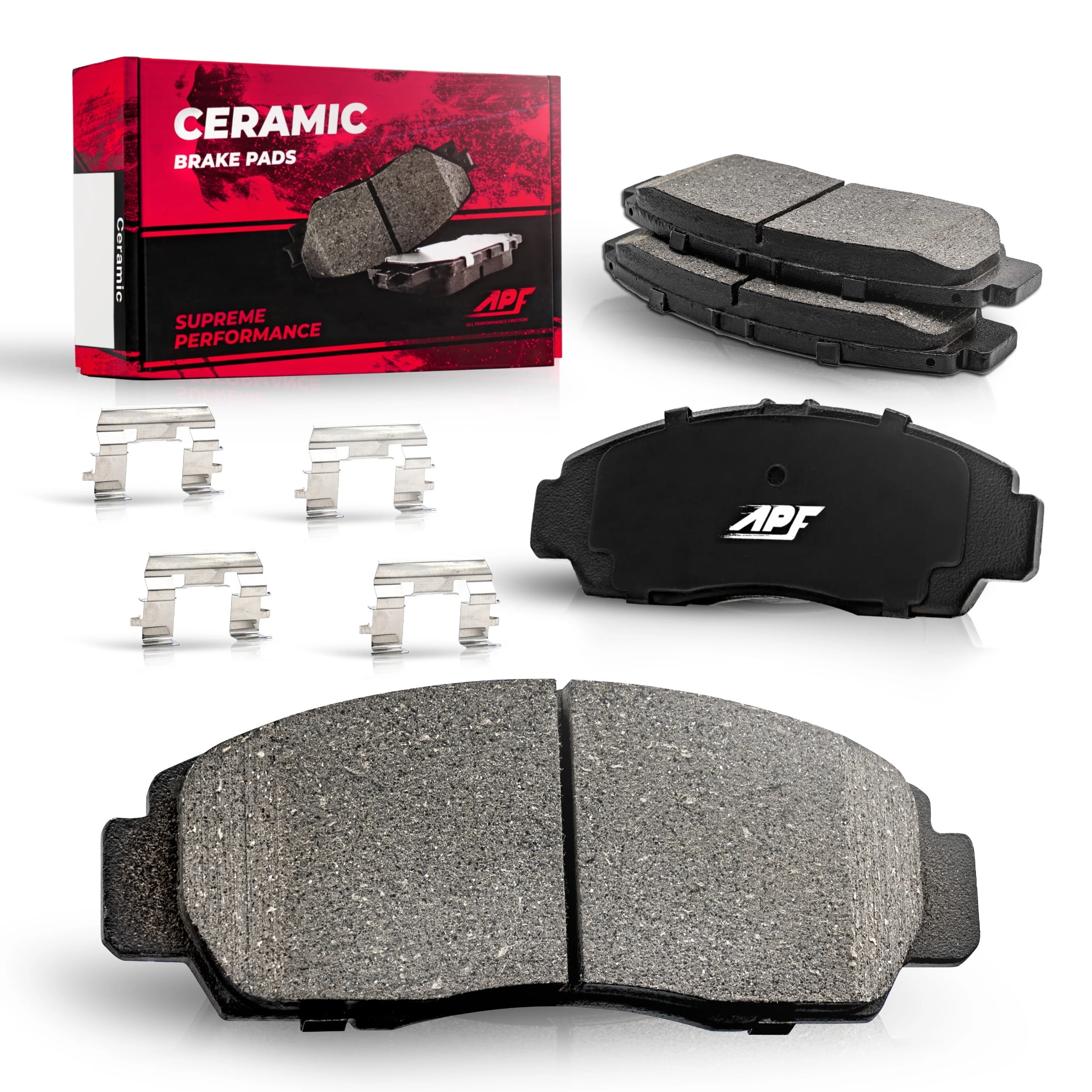 APF Rear Ceramic Carbon Fiber Brake Pads for 2007-2017 Jeep Compass - Walmart.com