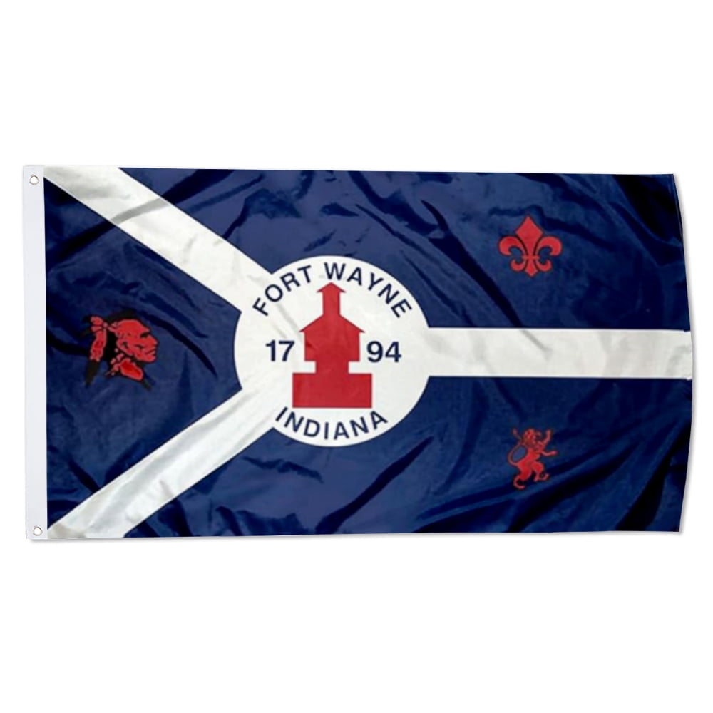 APFoo City of Fort Wayne Flag Indiana State Flags Banner Home Yard ...