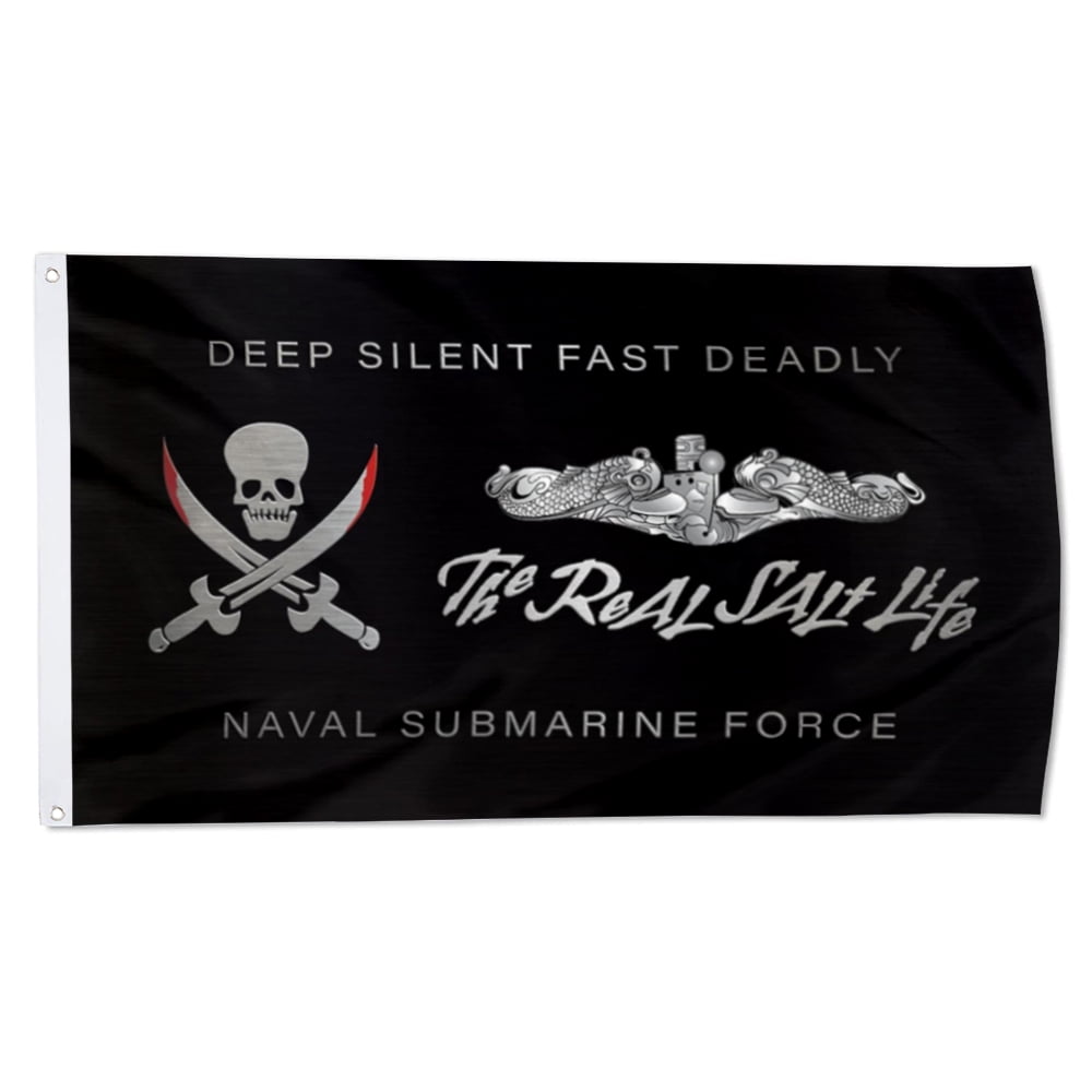 APFoo The Real Salt Life U.S. Navy Submarine Force Flags Banner Home ...