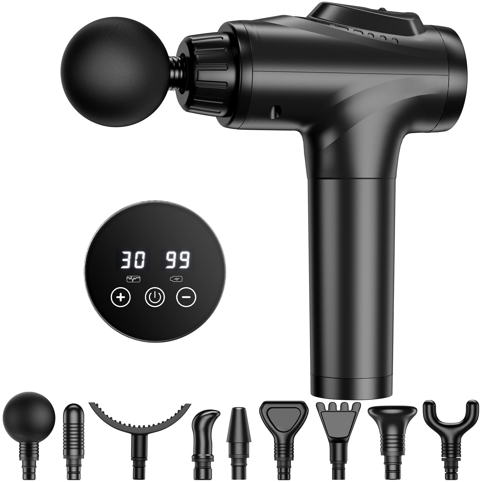 APHERMA Multi-Function Massage Gun, 30 Adjustable Speeds, Deep Tissue ...