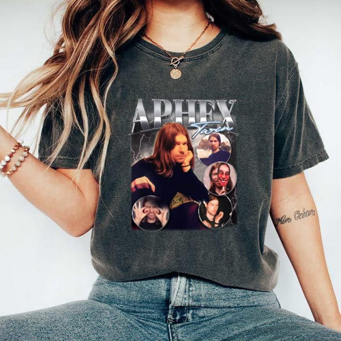 APHEX TWIN Tribute Isolation Vintage Electronic Comfort Color T-Shirt ...