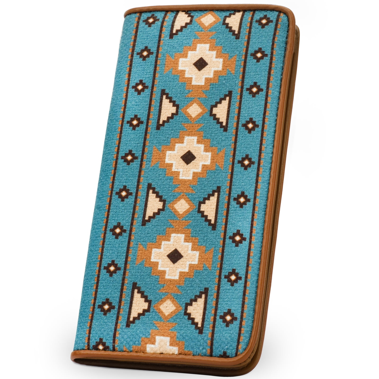 APHISON Aztec Ultra Slim Canvas Wallet for Women, RFID Blocking ...