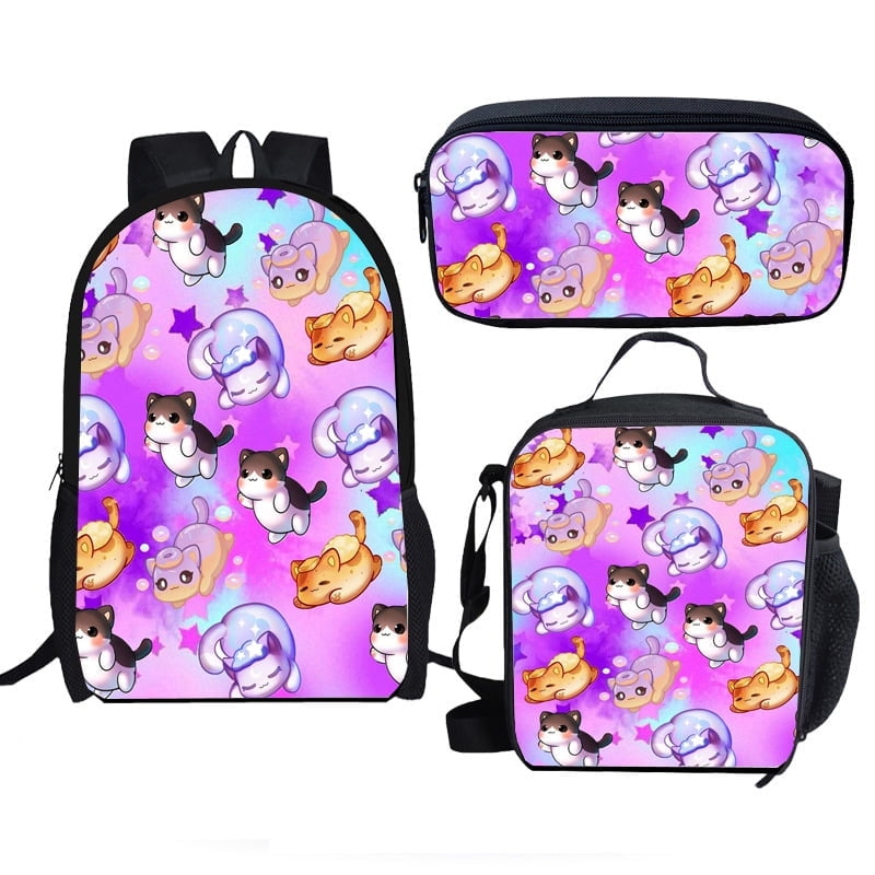 APHMAU Backpack Cartoon Backpacks School Backpack Laptop Bag Shoulders ...