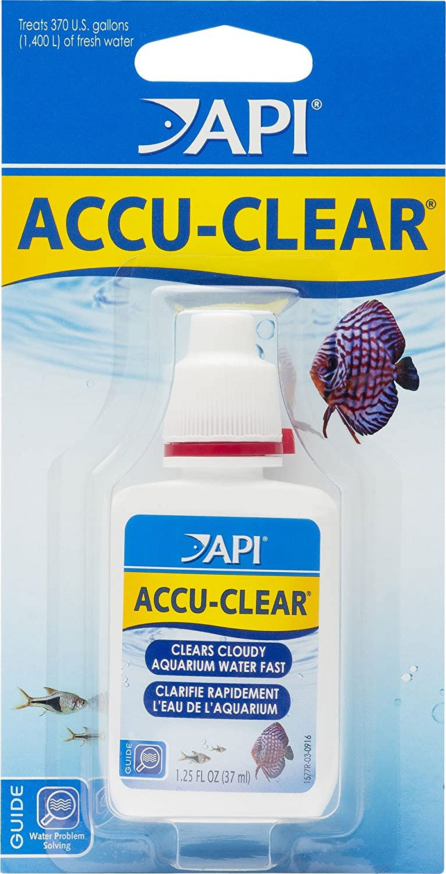 API Accu-Clear Clears Cloudy Aquarium Water [Aquarium Water Clarifiers ...