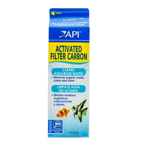 API Activated Filter Carbon, Aquarium Filtration Media, 11 oz - Walmart.com