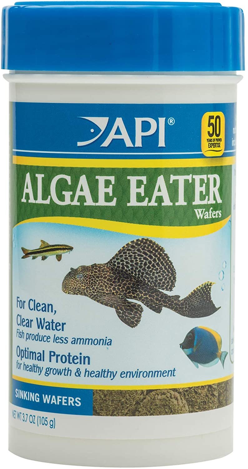 API Algae Eater Premium Sinking Wafer Fish Food 3.7oz - Walmart.com
