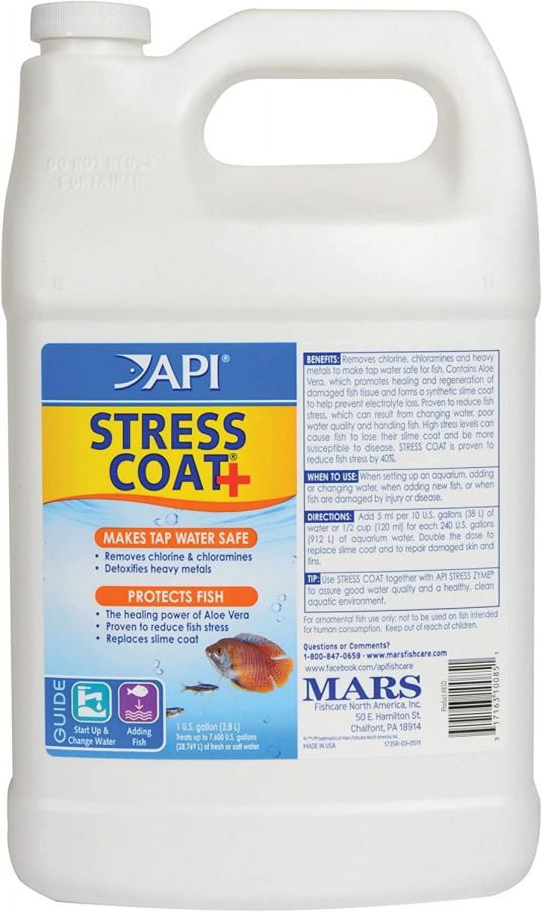 API [Aquarium, Medications FW & SW] API Stress Coat Plus - Walmart.com