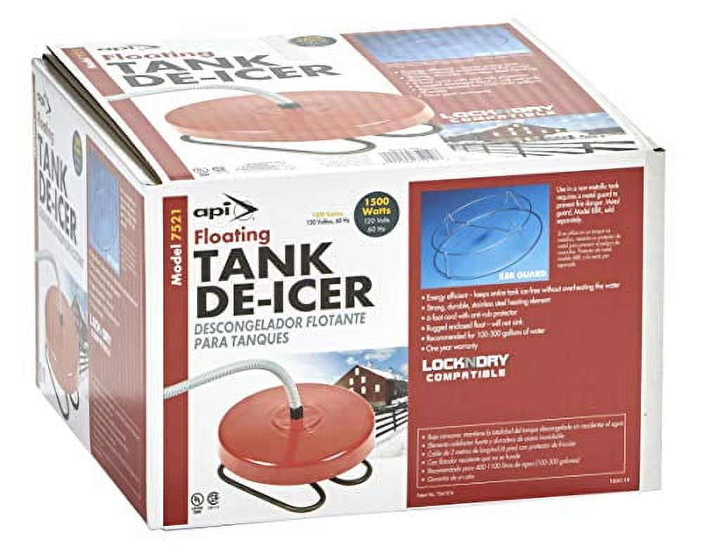 API® Floating Stock Tank DeIcer | 1500 Watt | Large Stock Tank De-Icer ...