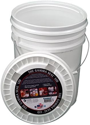 API Kirk Containers 5 Gallon Bucket with White Gamma Seal Screw-on Threaded Lid - Walmart.com