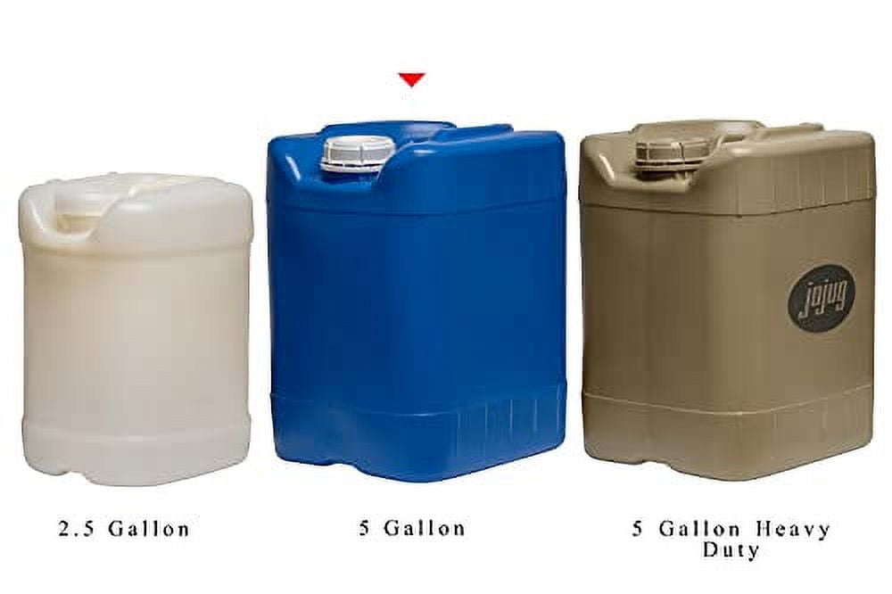 API Kirk Containers 5 Gallon Samson Stackers, Blue, 4 Pack (20 Gallons ...