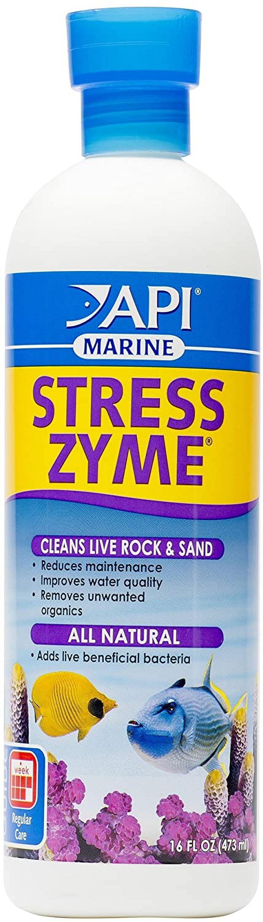 API Marine Stress Zyme Cleans Live Rock and Sand Adding Beneficial ...