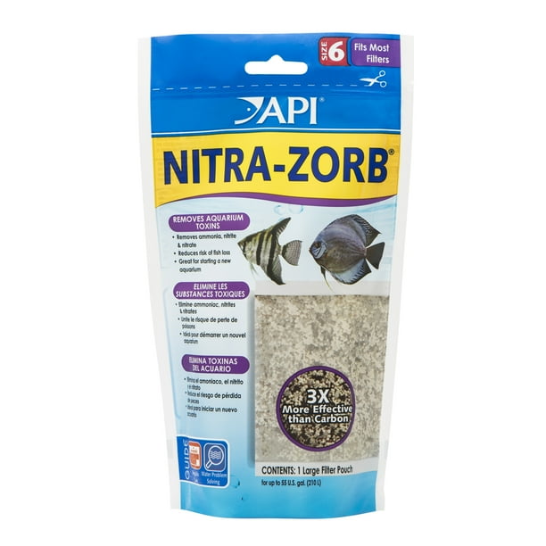 API Nitra-Zorb Size 6, Aquarium Canister Filter Filtration Pouch, 1 ...
