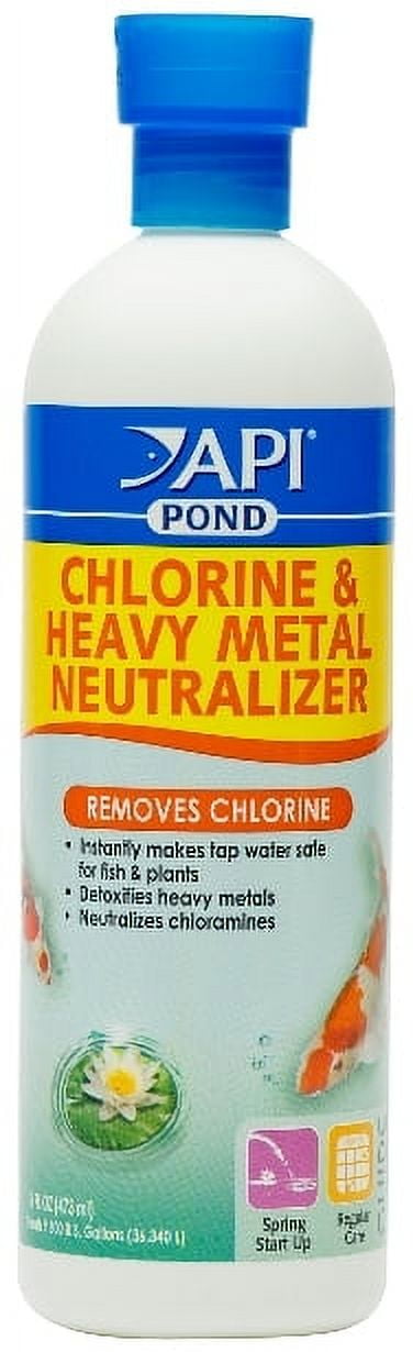 API Pond Chlorine and Heavy Metal Neutralizer Removes Chlorine [Pond ...