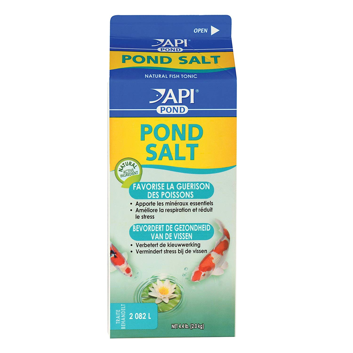 API Pond Pond Salt Natural Fish Tonic for Ponds 4.4 lb - Walmart.com
