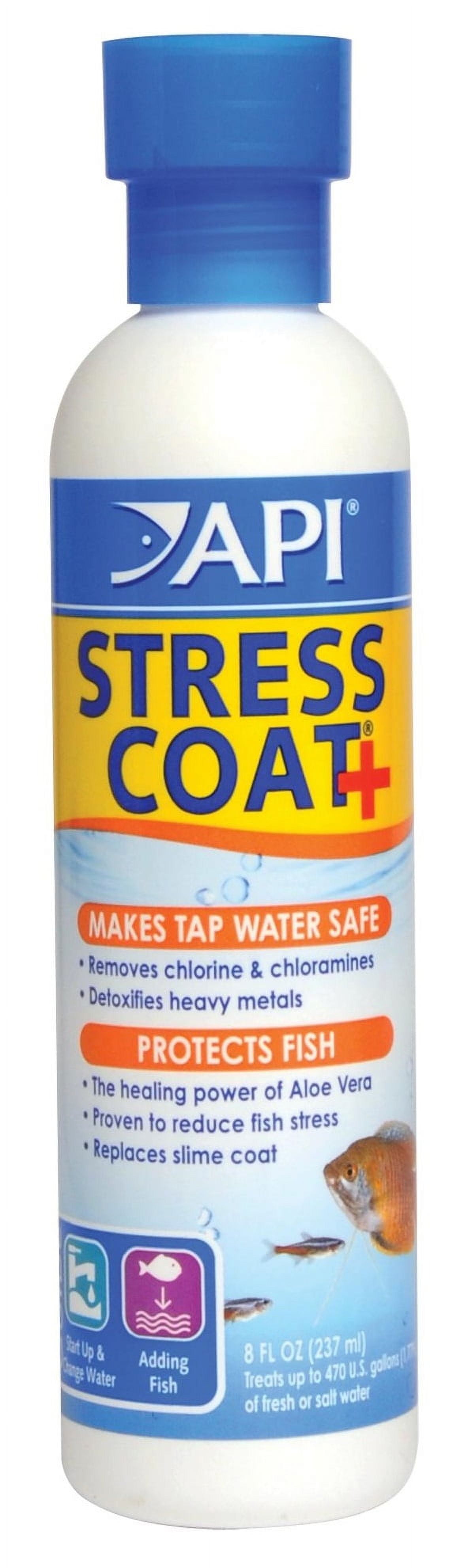 API Stress Coat + Fish and Tap Water Conditioner 8 oz - Walmart.com