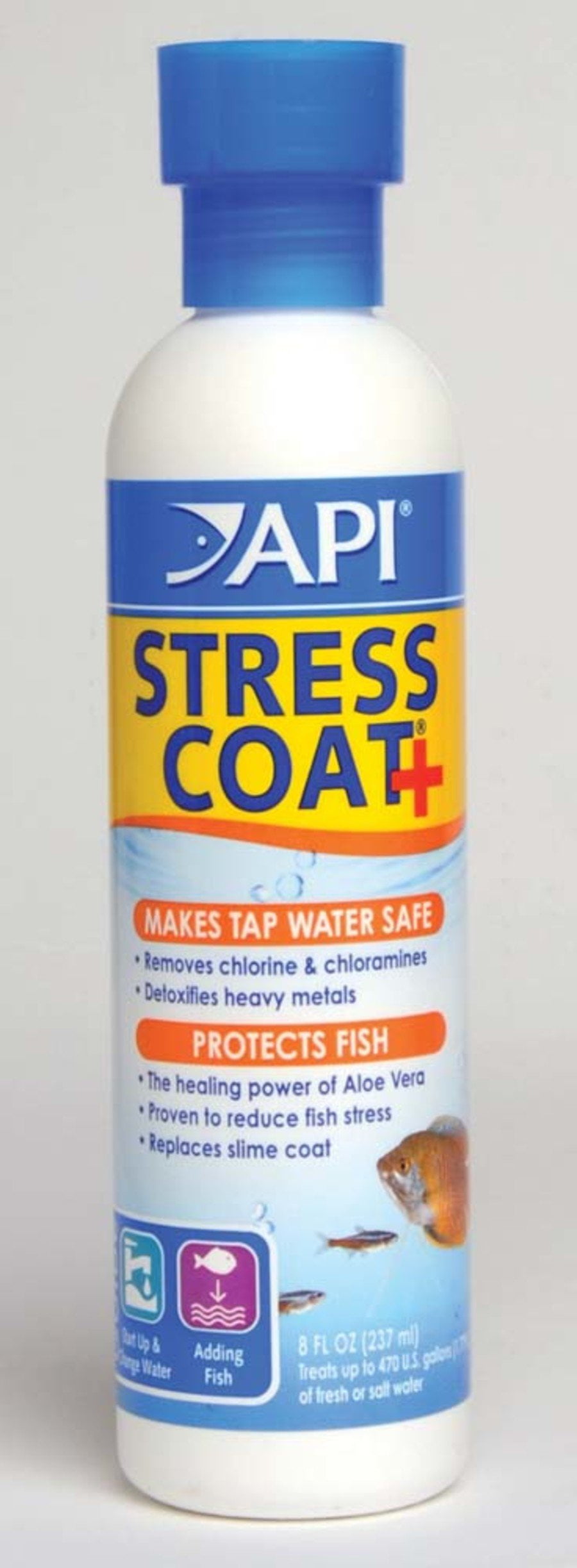 API Stress Coat + Fish and Tap Water Conditioner - Aquarium Water ...