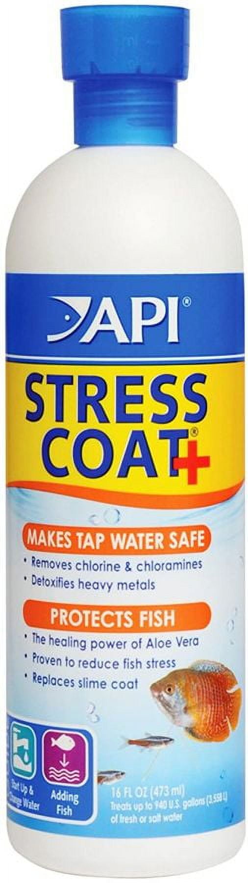 API Stress Coat Plus [Aquarium, Medications FW & SW] 16 oz (Treats 946 ...