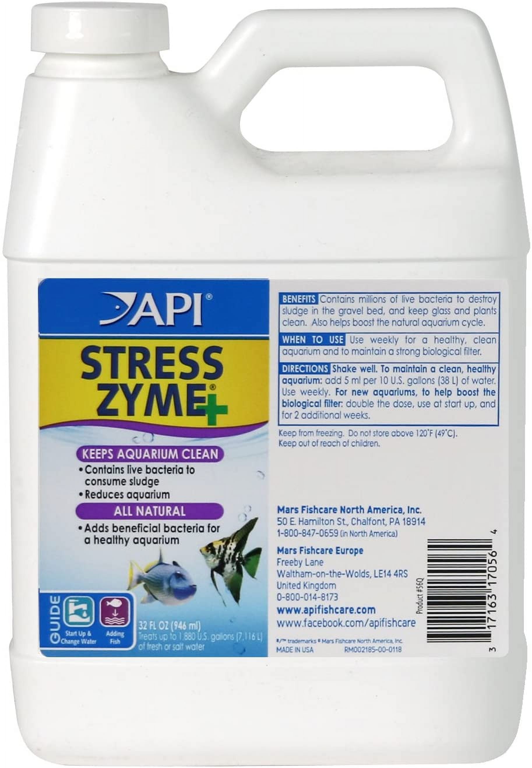 API Stress Zyme Plus Bio Filtration Booster - Walmart.com