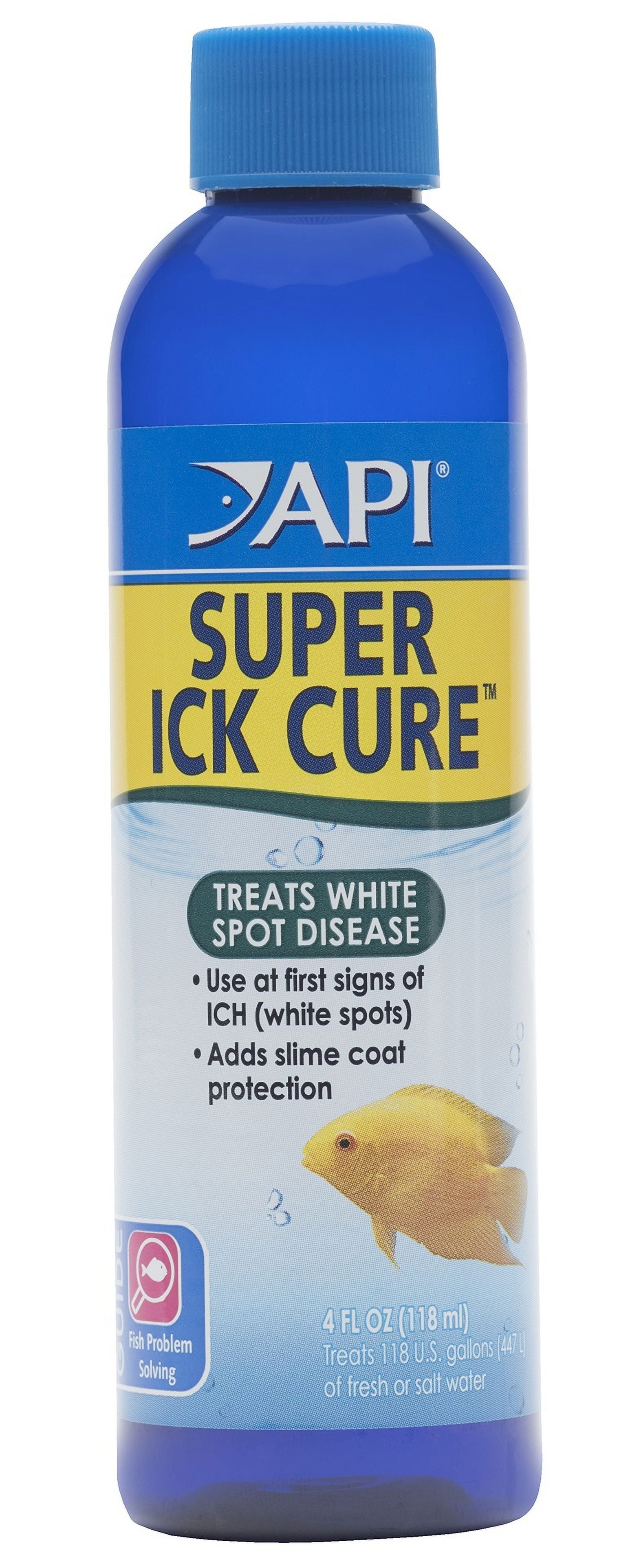 API Super Ick Cure Treats White Spot Disease [Aquarium Parasite and Ick ...