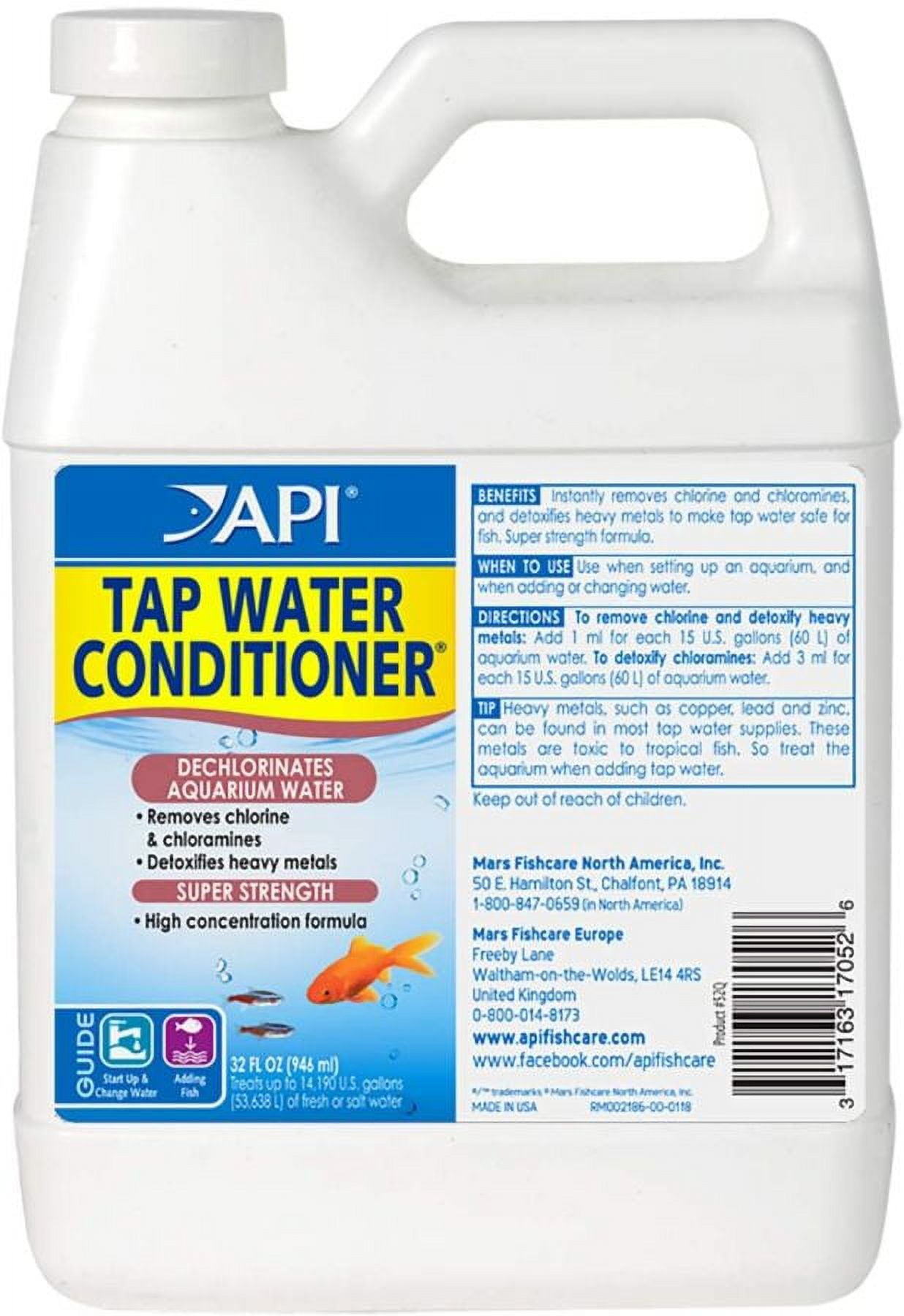 API Tap Water Conditioner Detoxifies Heavy Metals and Dechlorinates ...