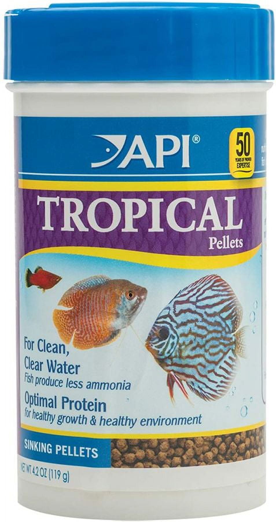 API Tropical Premium Pellet Food [Aquarium, Foods Pelleted] Regular ...