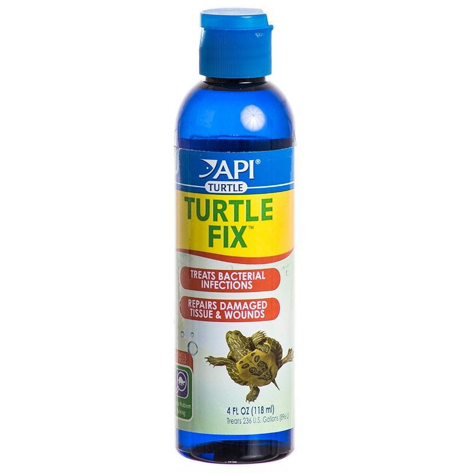 API Turtle Fix Treats Bacterial Infections [Reptile Health and Wellness, Reptile Supplies] 24 oz ...
