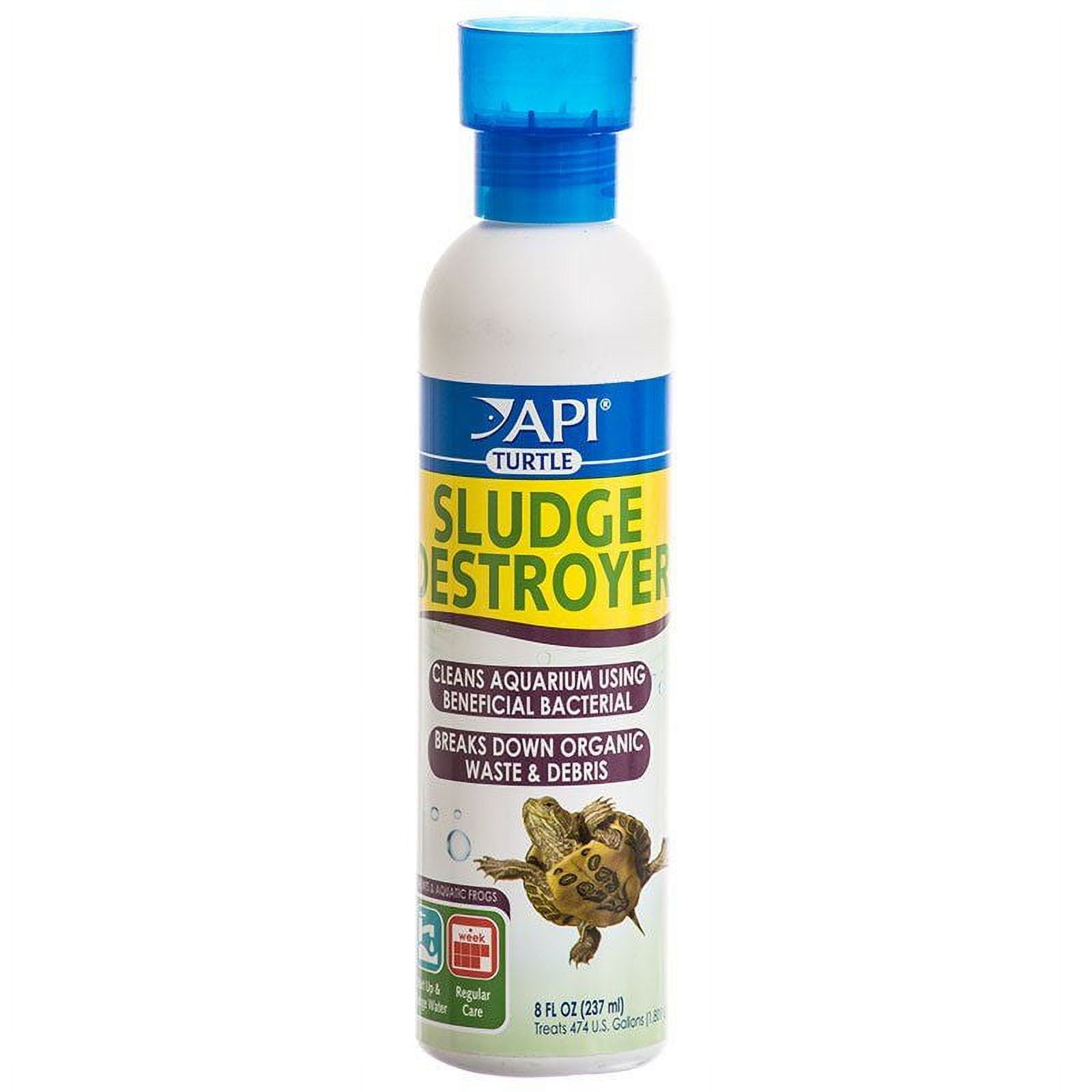 API Turtle Sludge Destroyer [Pond, Cleaners (Cage & Hand)] 8 oz - Walmart.com