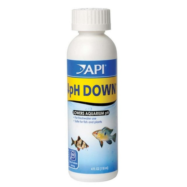 API Freshwater Aquarium pH Down Water Treatment, Fish Tank Phosphate-Free Drops, 4 fl oz ...