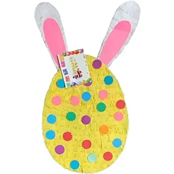 APINATA4U 2-D Easter Egg Pinata for Easter Gender Reveal Bunny with ...