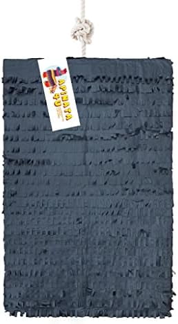 APINATA4U 20" Rectangle Pinata Black Color Blank Solid great for DIY ...