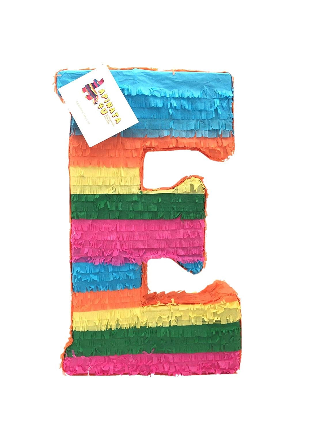 APINATA4U 20'' Tall Letter E Piñata Fiesta Theme - Walmart.com