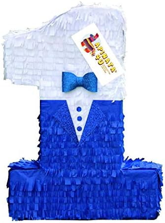 APINATA4U 20" Tall Number One Piñata - Perfect for a "Mr. Onederful ...