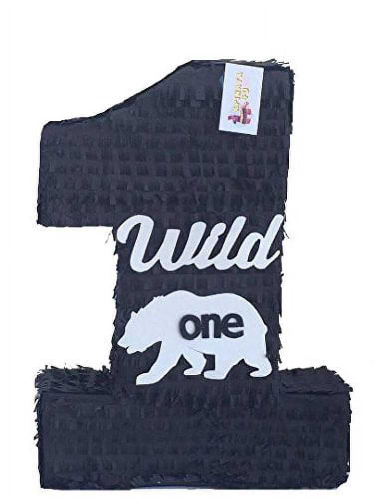 APINATA4U 20'' Tall Wild One Number One Pinata - Walmart.com