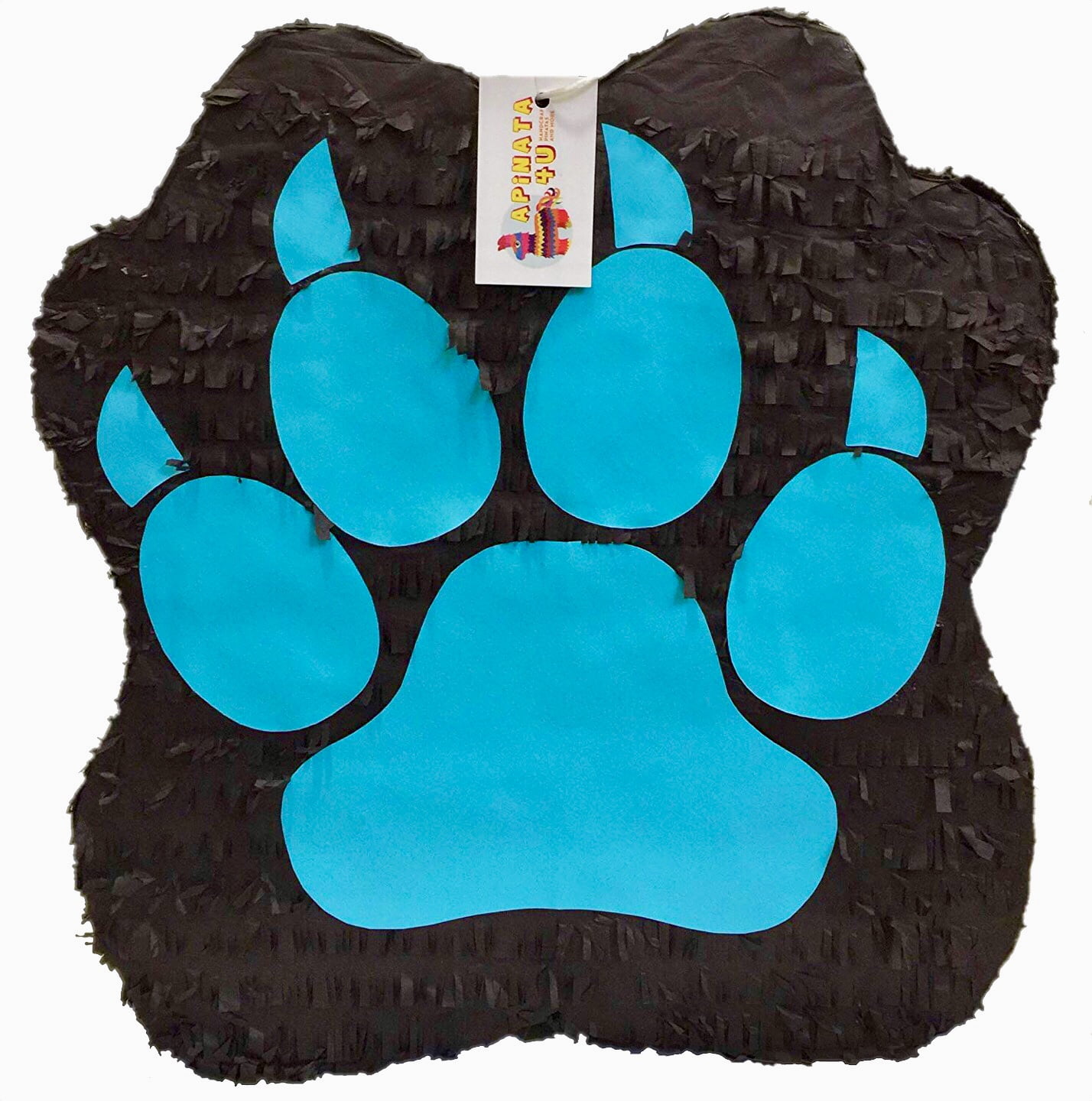 A Pinata 4 U Black and Blue Paw Print Pinata, Dog Kids Birthday, 19 ...