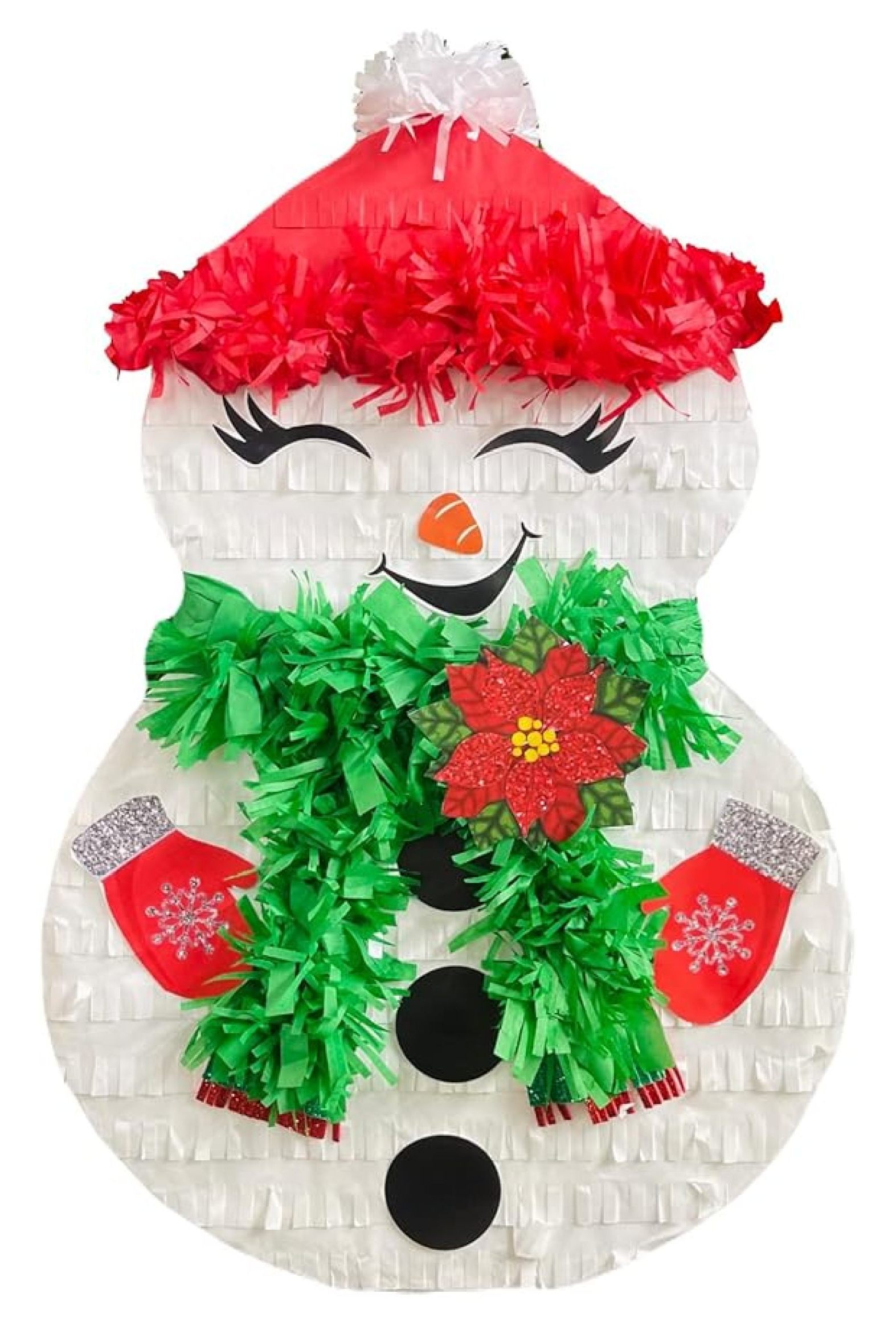 APINATA4U Christmas Snowman Pinata, Handmade Holiday Snowman Pinata for ...