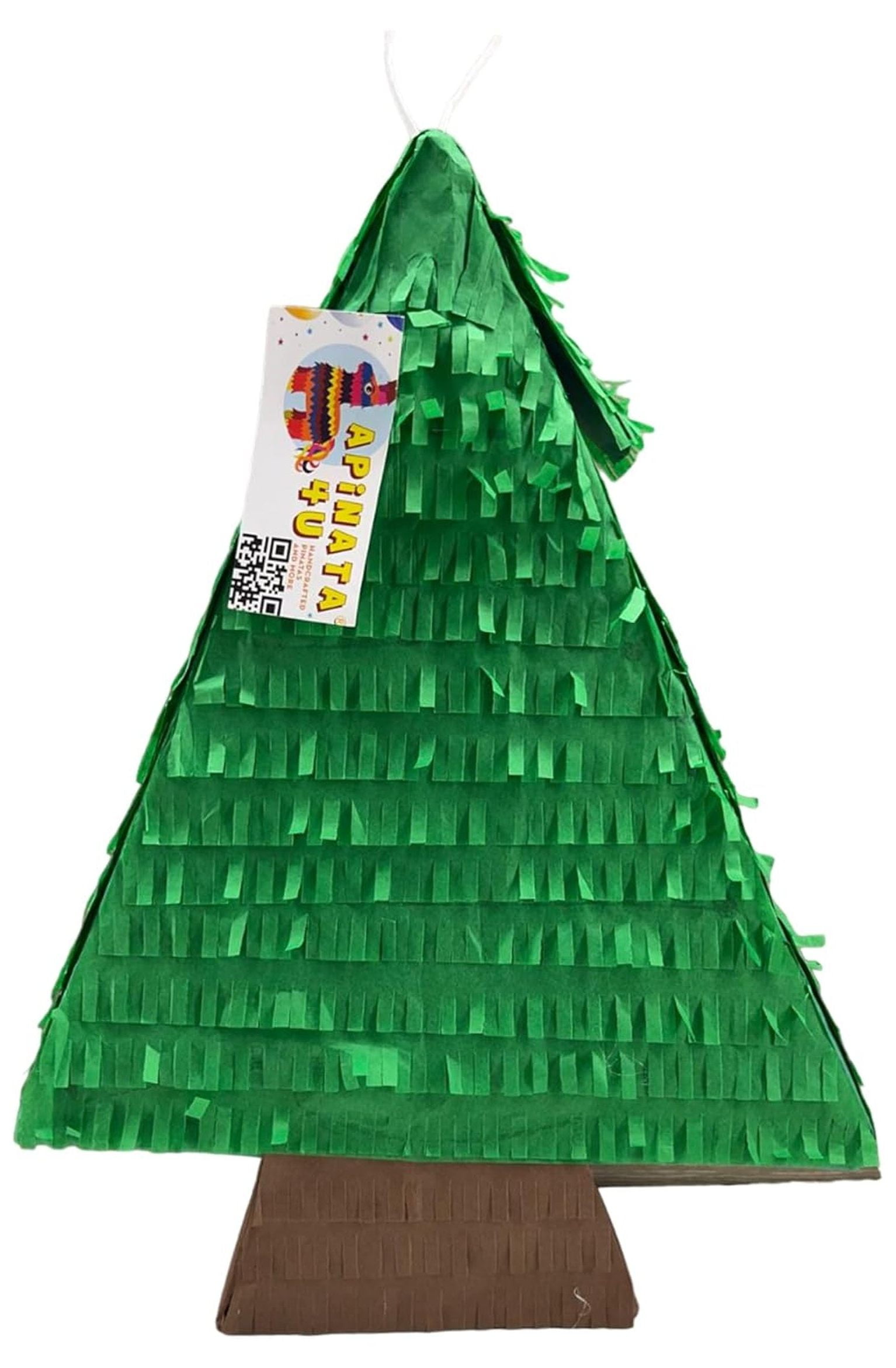 APINATA4U Christmas Tree Pinata, Green and Brown Color Pinata, Holiday ...