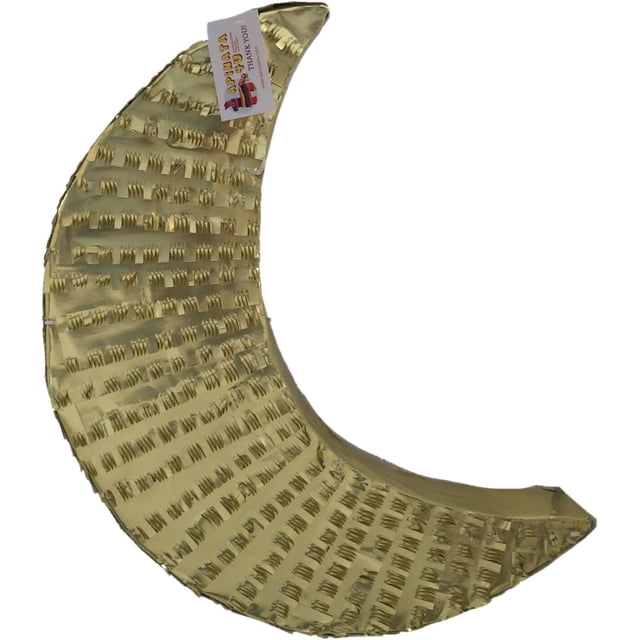 APINATA4U Crescent Moon Pinata Gold Color - Walmart.com