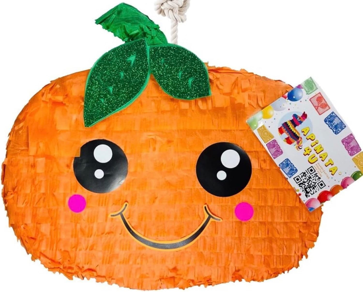 APINATA4U Fall Theme Pumpkin Pinata Tangerine Citrus Theme Happy ...