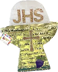 APINATA4U Gold Chalice Pinata 20" Tall Baptism Religious Theme Easter ...